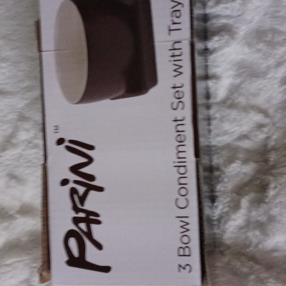 Parini | Kitchen | 3 Bowl Condiment Set Wtray | Poshmark